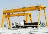 China High Safety Performance Double Girder Gantry Crane Rail Mounted MG Model for sale