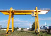 China Heavy Duty Double Girder Door Frame Rail Gantry Crane Outdoor Industrial Type for sale