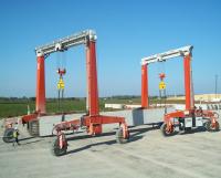 China Modular Building Travelift For Rubber Tired Gantry And Travelling Gantry Crane for sale