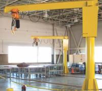 China Rotating Jib Crane Hoist Floor Mounted Customized Outreach 2~10m 1000~5000kg for sale