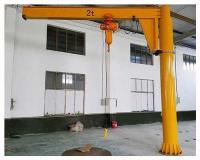 China Pillar Mounted Jib Rotating Crane Working Customized In Warahouse for sale