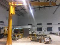 China Column Mounted Jib Rotating Crane 6~8h Working Time In Workshop for sale