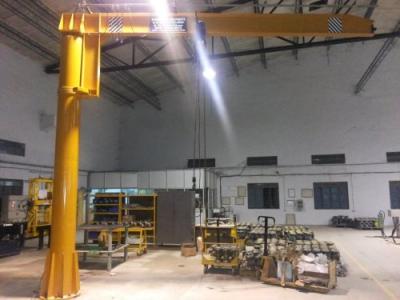 China Column Mounted Jib Rotating Crane 6~8h Working Time In Workshop for sale