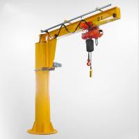 China Column Mounted Jib Rotating Crane With Electric Chain Hoist Customized Lifting Height for sale