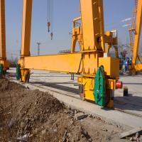 China Electric Single Girder Rail Traveling Gantry Crane 20 Ton With Hoist for sale