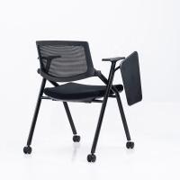 China Modern Stackable Meeting Room Chairs With Writing Pad Tablet 990*300*635mm for sale