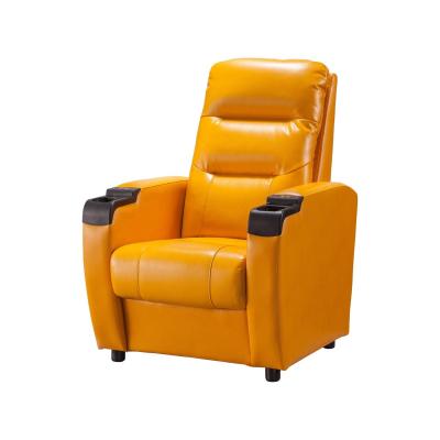 China Modern Leather Theater Seating Sturdy Frame For Home Luxury Movie for sale