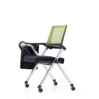 China Foldable Training Room Chair With Writing Pad And Tablet Office Training Chair for sale