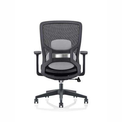 China Customizable Mesh Executive Office Chair with Adjustable Armrest and Swivel Base for sale