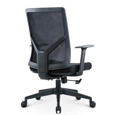 China Backrest Adjustable Computer Desk Chair High Back 360 Swivel Mesh Fabric Office Chair for sale