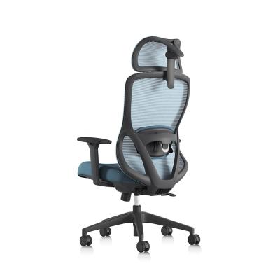 China 3 Levels Locking-Tilt Mechanism Adjustable Headrest Executive Office Chair for Staff for sale