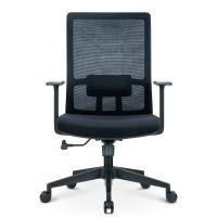 China Adjustable Height Swivel Office Chair Mesh Back With Lumbar Support And Modern Style for sale