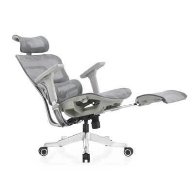 China Office Furniture Full Mesh Ergonomic Chair With Adjustable Height And Footrest for sale