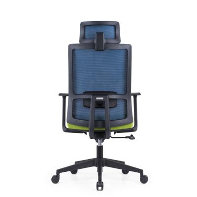 China Fabric High Back Revolving Swivel Black Executive Office Chair Gerente Cadeira from Foshan for sale