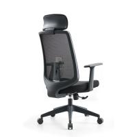 China Stable Base Office Manager Chair Oem High Back Swivel Chair With Footrest for sale