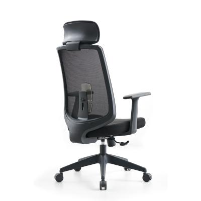 China Stable Base Office Manager Chair Oem High Back Swivel Chair With Footrest for sale