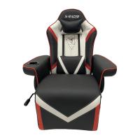 China White Racing Style PU Leather Ergonomic Seat Swivel Gaming Sofa for Office for sale