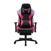 China Flowing Light And Color Luxury PU Leather Racing Gaming Chair for Computer Gamer for sale