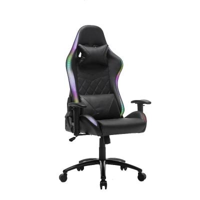 China Y-SEATER Executive Chair RGB LED Light PU Leather Racing Gamer Chair with Gaming Lamp for sale