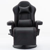 China White Racing Style Gaming Chair Executive Office Swivel Seat with Cup Holder and Footrest for sale