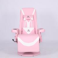 China Pink Racing Style Luxury Gaming Chair With Cup Holder Computer Gaming Chair for sale