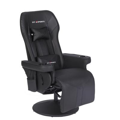 China ODM Leather Gaming Chair Computer Gaming Chair With Cup Holder And Footrest for sale