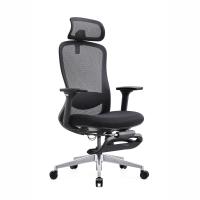 China Modern Comfortable Mesh Office Chair 4D Adjustable Ergonomic Design And Footrest for sale