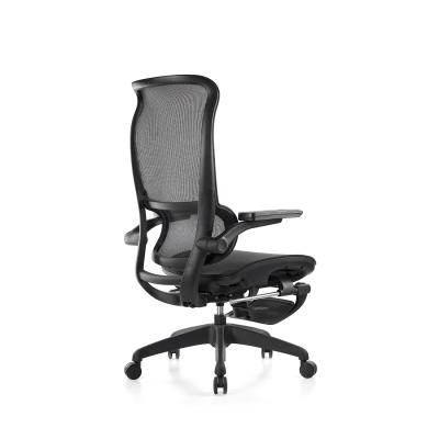 China Free Sample High Back Ergonomic Lifting M37 Height Adjustable Arm Swivel Mesh Office Computer Chair With Headrest and Footrest for sale