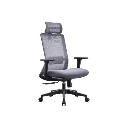China Modern Cheap High Back Computer Swivel Chair 3D Adjustable Arm Mesh Chair Executive Ergonomic Office Chair With Lumbar Support for sale
