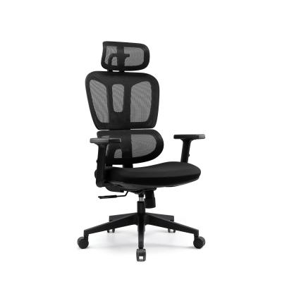 China Modern Cheap High End Computer Swivel Chair Adjustable Arm Mesh Back Chair Executive Ergonomic Office Chair With Lumbar Support for sale