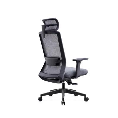China Modern Cheap High Back Computer Swivel Chair 3D Adjustable Arm Mesh Chair Executive Ergonomic Office Chair With Lumbar Support for sale