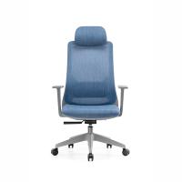 China Foshan China Cheap GREY Mesh High Back Staff Mesh Office Chair Swivel Revolving Chair for Staff and Manager Computador Cadeira for sale