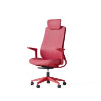 China Luxury Manufacturer Modern Red Office Furniture Swivel Manager Chair Executive Mesh Ergonomic Chair Vermelha Gerente Cadeira for sale