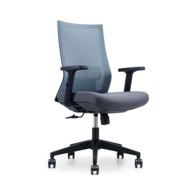 China 890B Mid-back Mesh Office Executive Chair 2D Arm Ergonomic Luxury Office Chair Cadeira De Escritorio Free Sample Shipping for sale