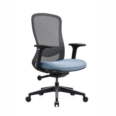 China Free Sample Hot Selling OEM Ergonomic Design on Health Furniture Home Office Chair Mesh Mid Back 4D Office Chair Computer Chair for sale