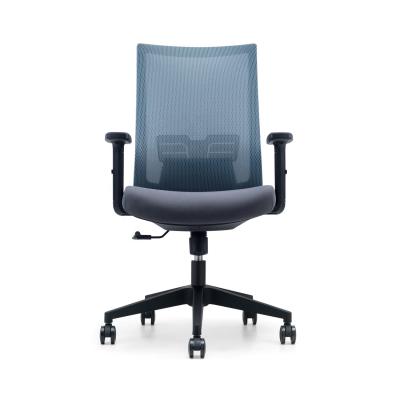 China 890B Mid-back Mesh Office Executive Chair 2D Arm Ergonomic Luxury Office Chair Cadeira De Escritorio Free Sample Shipping for sale