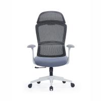 China Computer Office Chair Staff Home Mesh Backrest Lift Swivel Office Chair With Headrest Ergonomic Mesh Chair for sale