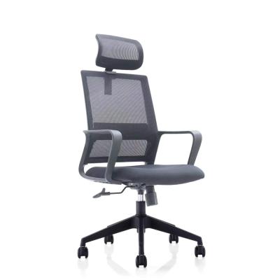 China Luxury Comfortable Executive Swivel Wheels Fabric Mesh Furniture Black Revolving Ergonomic Office Chair Furniture for Sale for sale