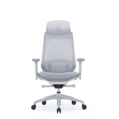 China FOSHAN Supplier Comfortable Office Chair Rotation Luxury Modern Rocking Mesh Fabric 4D Armrest Adjustable Ergonomic Office Chair for sale
