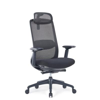 China Manufacturer Comfortable High Back Ergonomic Computer Chair 4D Arm Adjustable Mesh Swivel Executive Boss Manager Office Chairs for sale