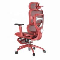 China 5D Armrest Luxury Executive Chair Swivel Reclining Chair Full Mesh Ergonomic Office Chair Adjustable Lumbar Support Sleeping Set for sale