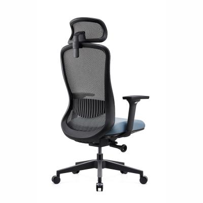 China Factory Wholesale Quality Revolving High Back 4D Adjustable Chairs Mesh Work Staff Computer Office Chair With Wheels China for sale