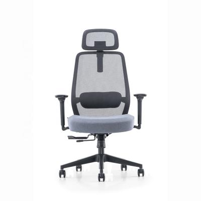 China Modern Cheap High Back Computer Swivel Chair 3D Adjustable Arm Mesh Chair Executive Ergonomic Office Chair With Lumbar Support for sale