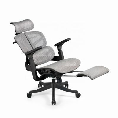 China Luxury Full Mesh Office Ergonomic Task Swivel Chair Space-saving Lumbar Support Modern Office Lunch Break Chair with 6D Armrest for sale