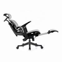 China Luxury Sillas De Oficina Headrest Executive Swivel Ergonomic Office Chairs High Back Full Mesh Grey Computer Chair 6D Armrest for sale