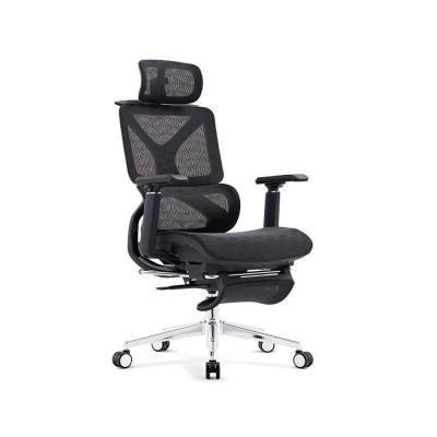 China Luxury Sillas De Oficina Headrest Executive Swivel Ergonomic Office Chairs High Back Full Mesh Black Computer Chair 3D Armrest for sale