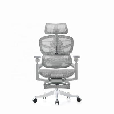 China Luxury High Back up & Down Adjustable Ergonomic Computer Chair Full Mesh Recliner Executive Manager Office Chair With 6D Armrest for sale