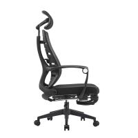 China Foshan Cheap Black Fabric Office Staff Chair Guest Computer Desk Chair Mesh Executive Ergonomic Office Lifting Chair Free Sample for sale