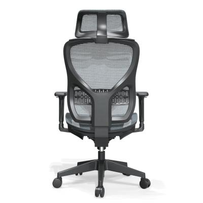 China High-back up and Down Adjustable Modern Luxury Executive Ergonomic Swivel Full Mesh Office Computer Desk Chair With Coat Hanger for sale