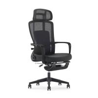 China Modern Office Furniture Comfortable Armrest Adjustable Footrest Swivel Mesh Executive Ergonomic Office Chair With Lumbar Support for sale